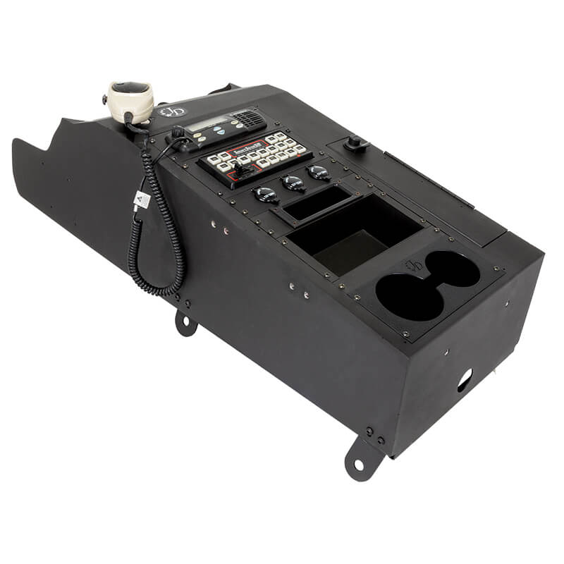 2025+ Chevy Tahoe Police Equipment Console with Locking Lid Storage ...