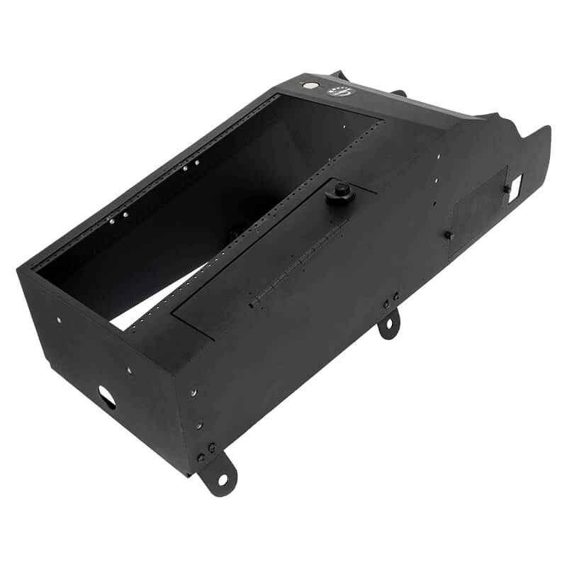 2025+ Chevy Tahoe Police Equipment Console with Locking Lid Storage ...