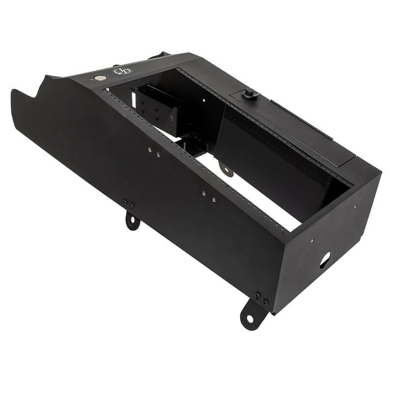 2025+ Chevy Tahoe Police Equipment Console with Locking Lid Storage ...